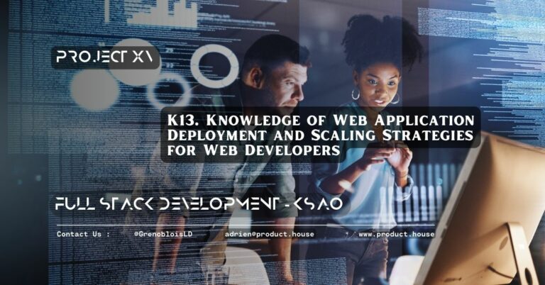 K13. Knowledge of Web Application Deployment and Scaling Strategies for Web Developers - Product ...