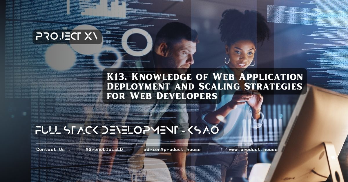 K13. Knowledge of Web Application Deployment and Scaling Strategies for Web Developers - Product ...
